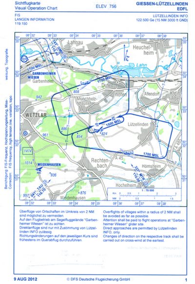 EDFL-Sichtflugkarte-201208 - Flugplatz Lützellinden